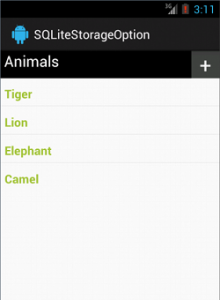 Android SQLite Database - Javapapers