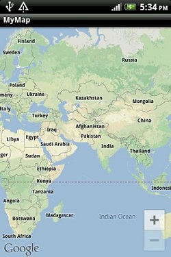 Show Map in Android - Javapapers