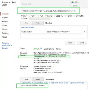 RESTful Services HTTP basic Authentication - Javapapers