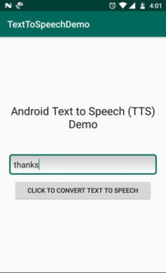 Android Text To Speech Tutorial - Javapapers